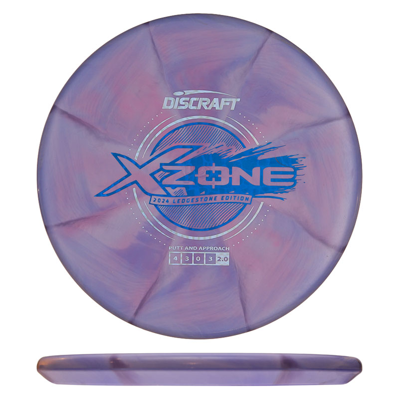 X Swirl Zone Ledgestone 2024, 172g, Purple - WeAreDiscGolf.no