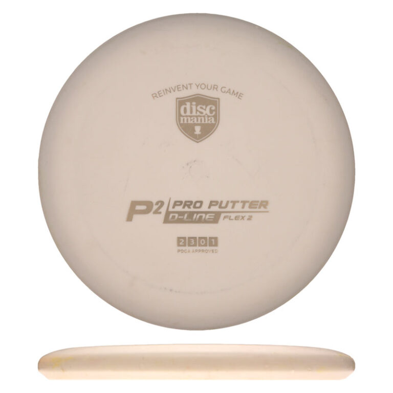 D-Line Flex 2 P2, White, 173g - WeAreDiscGolf.no
